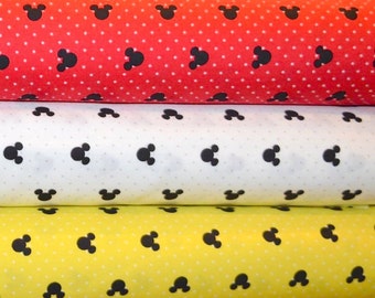 Mickey mouse fabric | Etsy