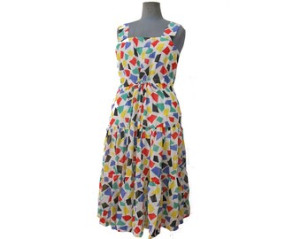 Triangle print dress | Etsy