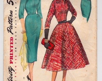 50s dress pattern | Etsy