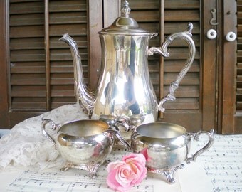 Silver plate teapot | Etsy