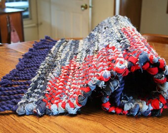 Unique rag rugs related items | Etsy