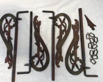 Iron curtain rod | Etsy