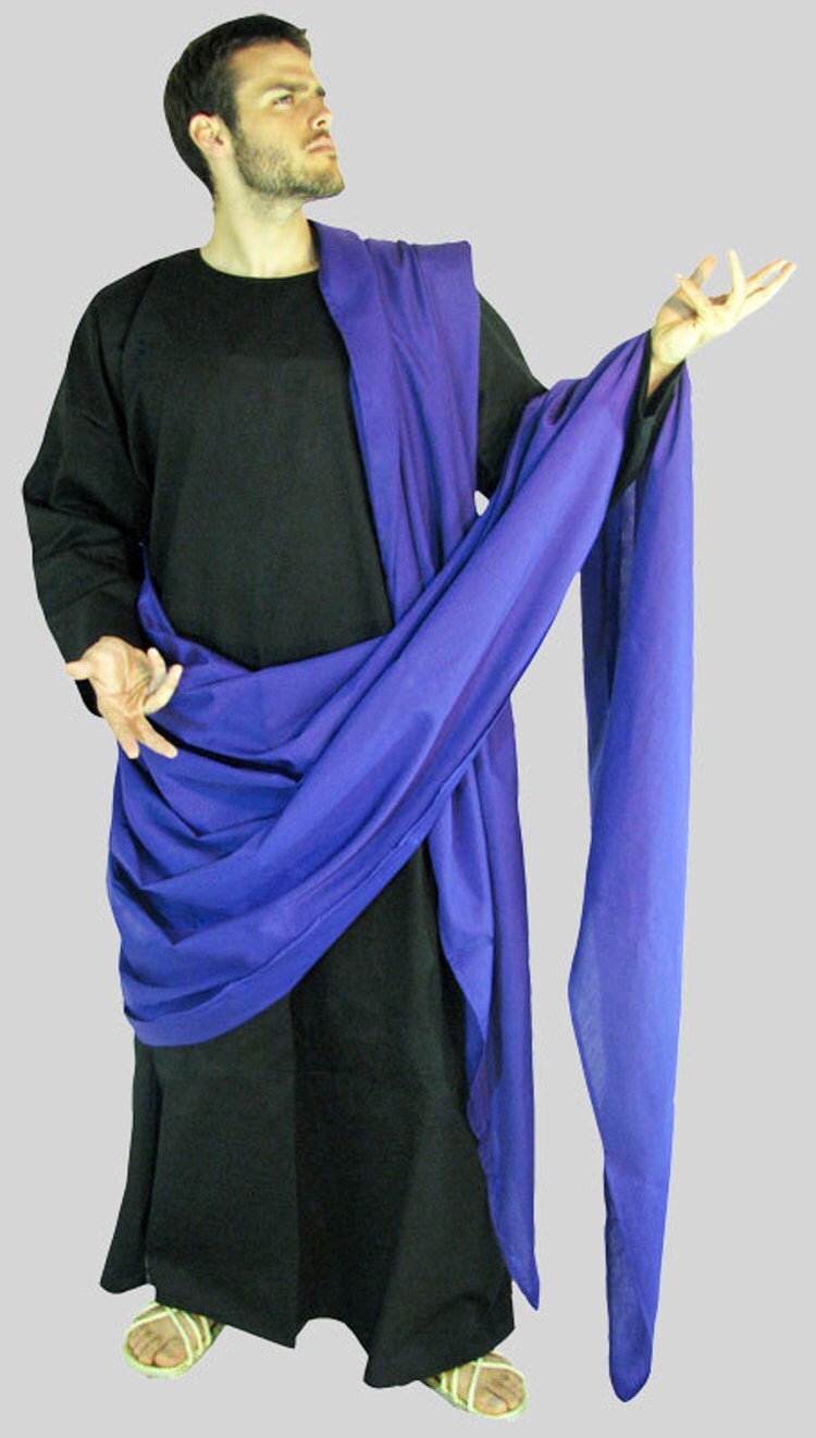 Ancient Roman Greek Toga Costume many colors by GarbTheWorldJulles