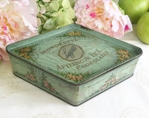 Unique tea tins related items | Etsy