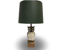 Popular items for owl lamp on Etsy