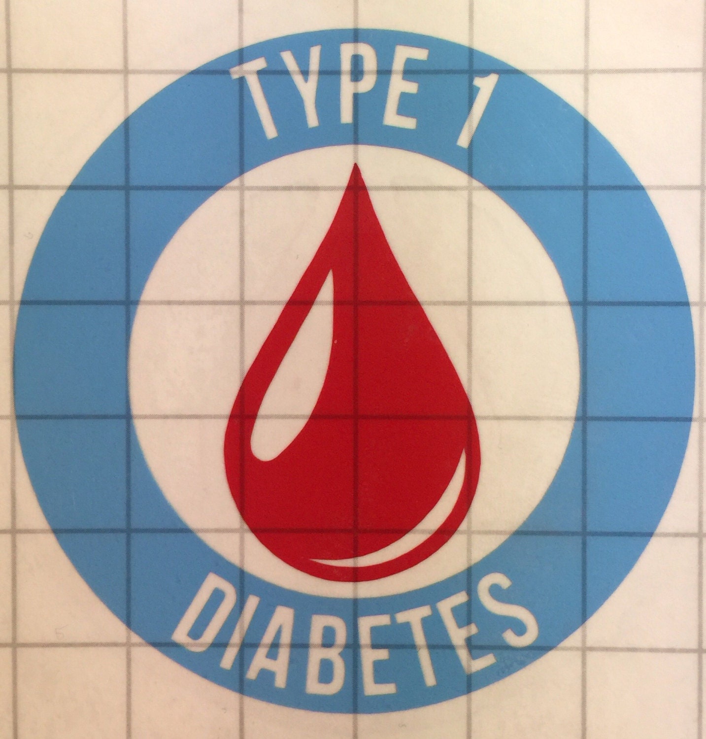 Diabetes Medical Alert Vinyl Decal