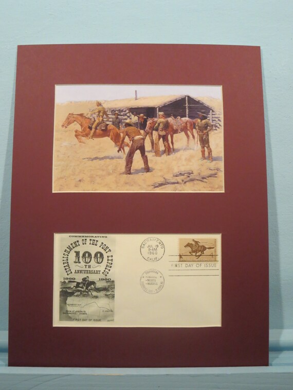 Federic Remington's painting honoring the Pony Express