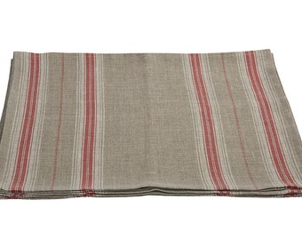 Striped linen fabric | Etsy