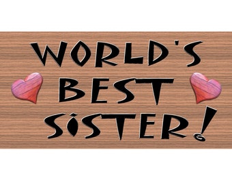 Unique sister sign related items | Etsy