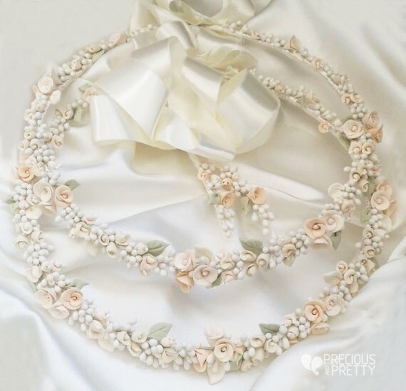 Stefana Greek Wedding Crowns Bohemian Style Floral Wearth