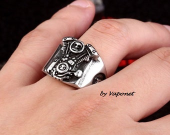 Motorcycle ring | Etsy