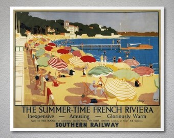 St. Ives The Cornish Riviera Vintage Travel Poster 1935