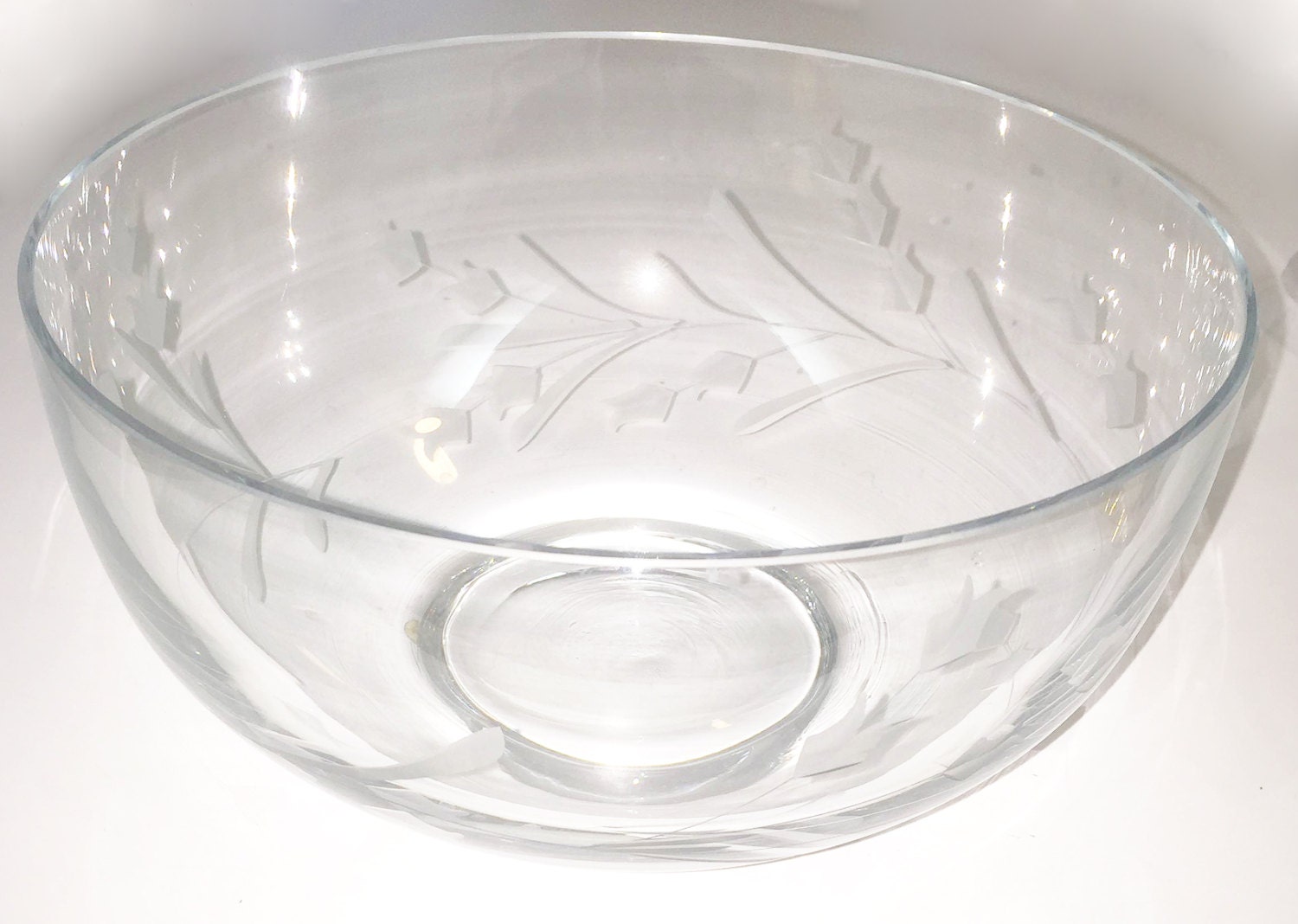 Romanian Etched Crystal Bowl – Haute Juice