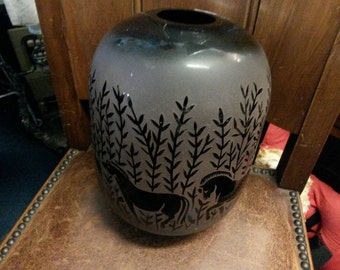 Pilgrim glass vase | Etsy