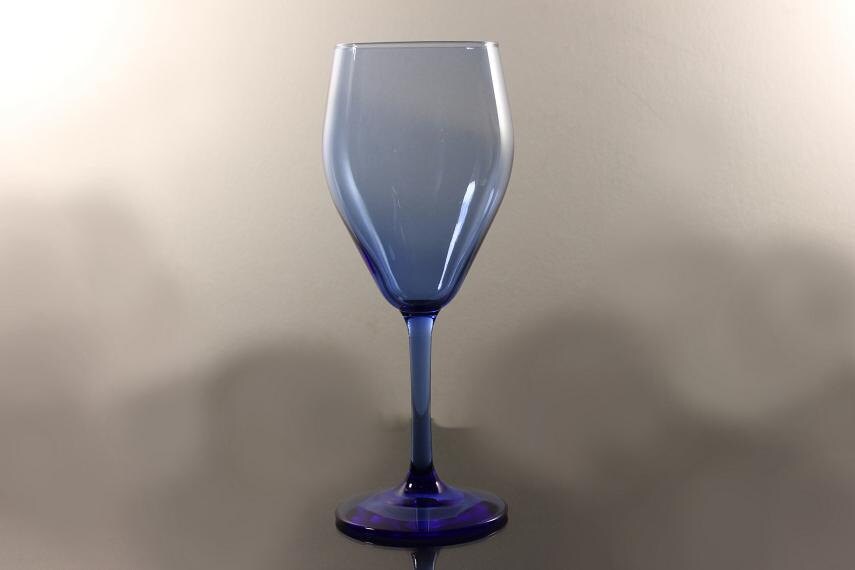 Wine Glass Cobalt Blue Old Morgantown Glassware