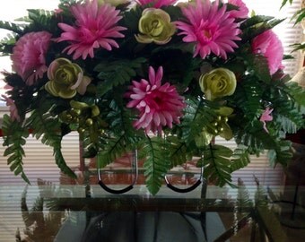 Headstone flowers | Etsy