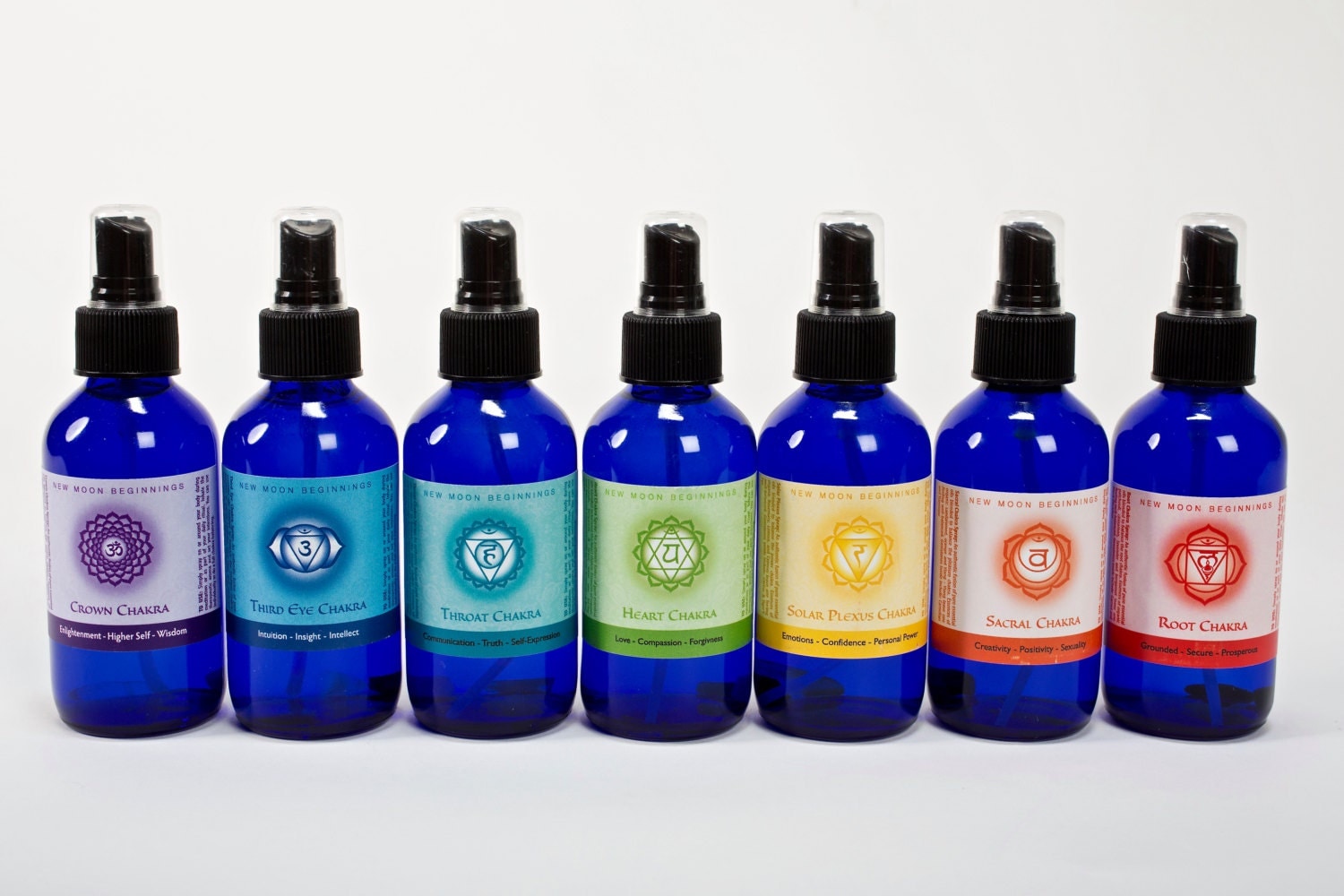 4oz chakra spray Set 7 chakra spray seven chakra body
