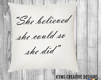 Quote pillow case | Etsy