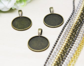 Round pendant | Etsy