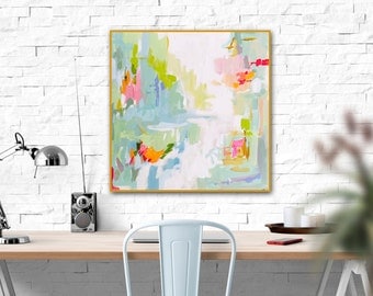 Aqua wall art | Etsy