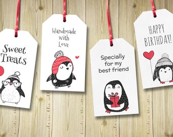 Editable gift tags gift tag template text by HandsInTheAttic