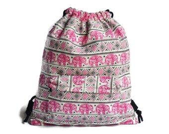 Drawstring hobo bag | Etsy