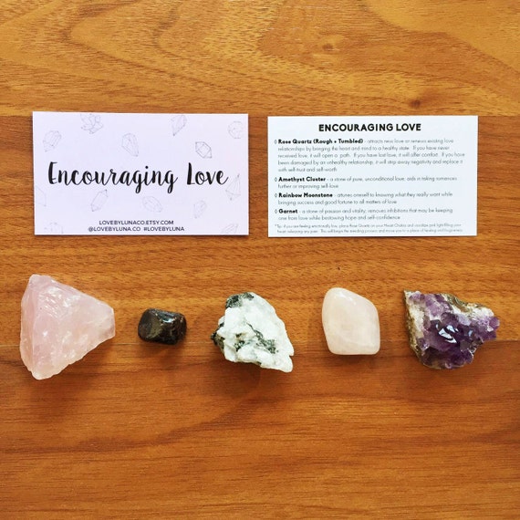 Love Crystal Set Crystals For Love Crystals To By Lovebylunaco