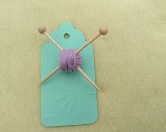 Knitting brooch | Etsy