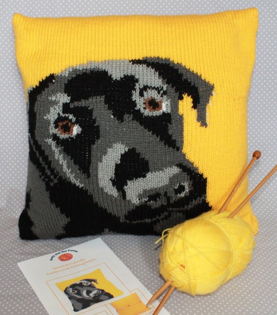 Knitting Pattern PDF Download Labrador Pet by Rubyandthefoxes