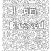 My life is beautiful coloring page