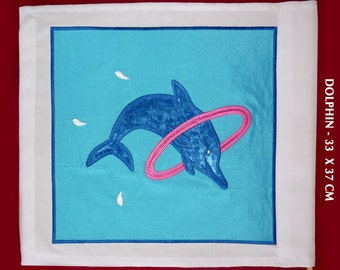 Dolphin applique | Etsy