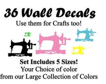 Unique sewing wall decal related items | Etsy