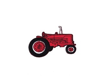 Red tractors | Etsy