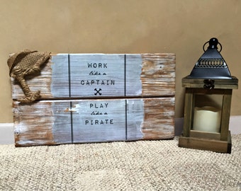 Unique pirate signs related items | Etsy