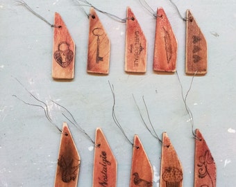 Primitive labels | Etsy