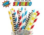 Paper Straws Mason Jar Lids Tags & Bags etc. by MoreSprinkledJoy