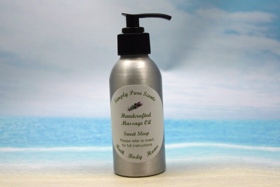Items Similar To Sleep Massage Oil Essentail Oil Aromatherapy Massage Oil Organic Massage