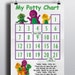 Barney & Friends Potty Training Sticker Chart by CreativeNutMedia