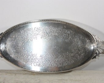 Small silver tray | Etsy