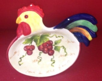 Rooster candy dish | Etsy