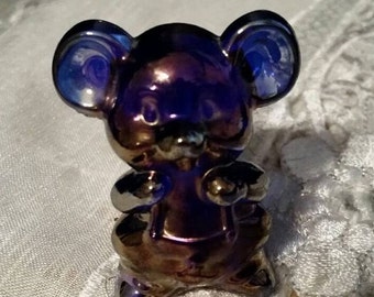 Fenton Glass Miniature Rooster Vintage by ShellysSelectSalvage