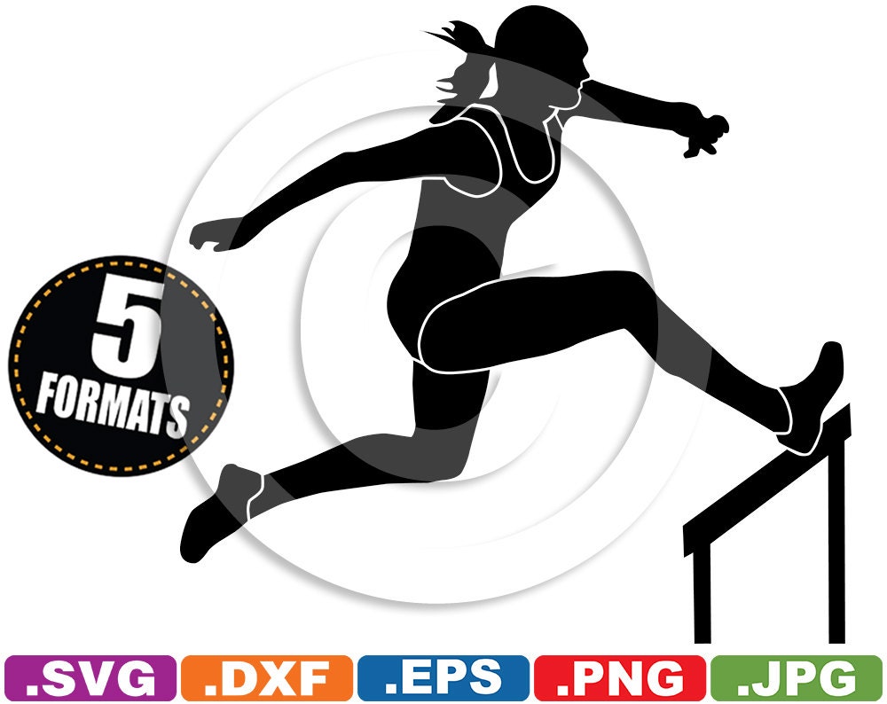 Track And Field Clipart Hurdles