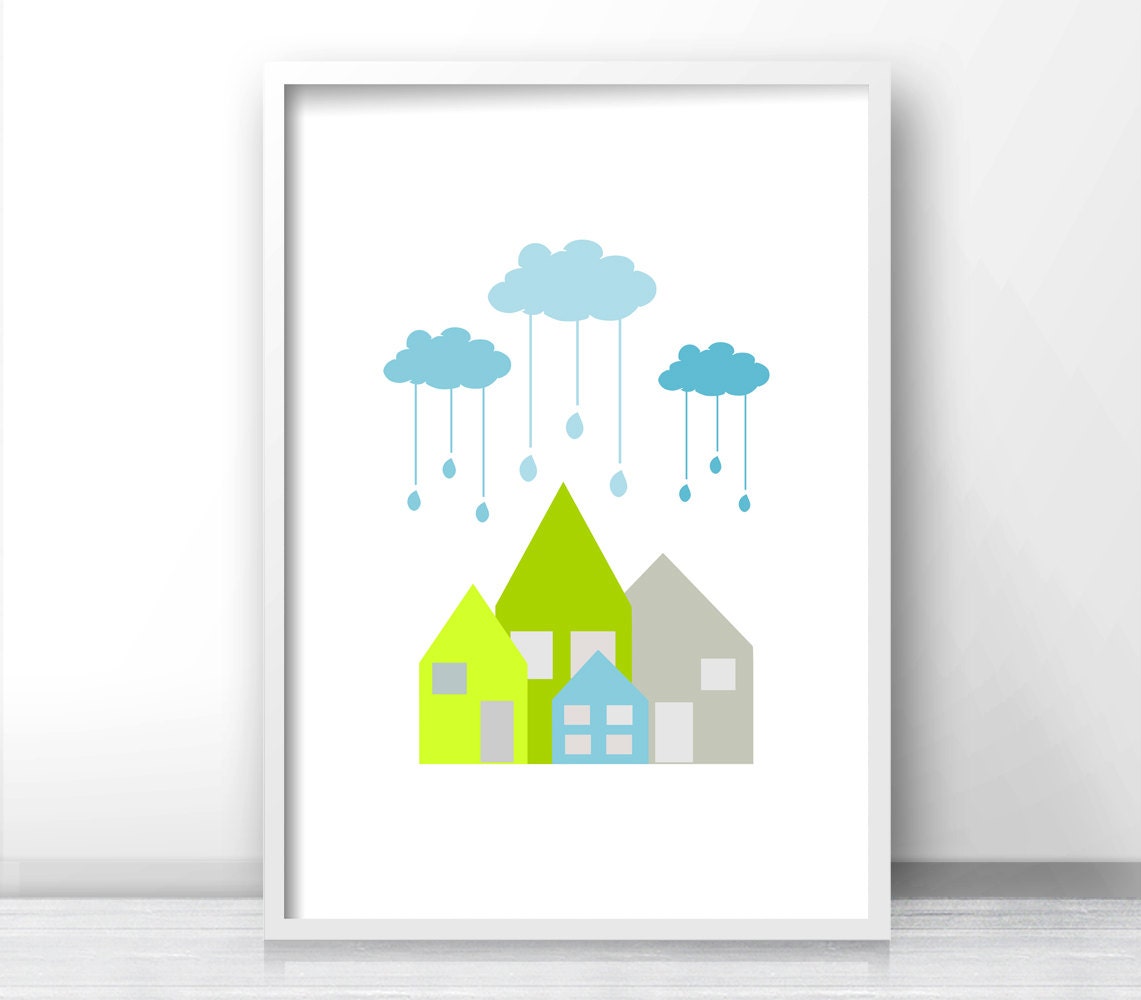 Printable nursery art wall art nursery modern nursery wall