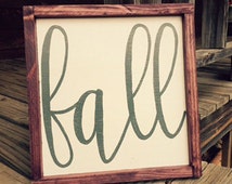 Unique fall wood signs related items | Etsy