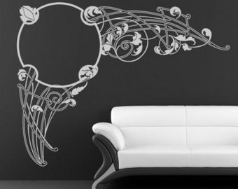 Corner wall decal | Etsy