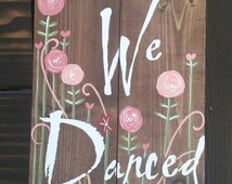 Unique wood dance sign related items | Etsy