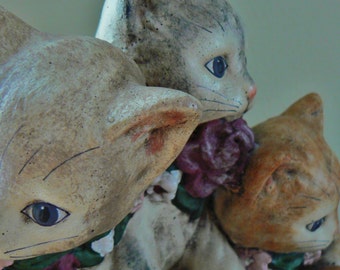 Kittens in basket | Etsy