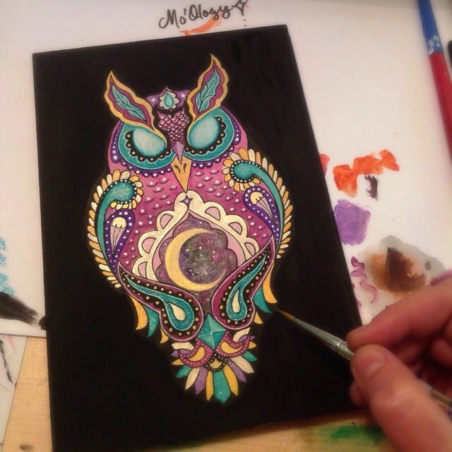 Mo'Ology Art Galactic Fantasy Spiritual Artist by MoOlogyArt