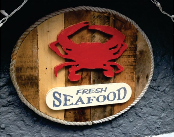 Fresh Seafood Sign