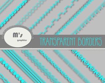 Turquoise border | Etsy